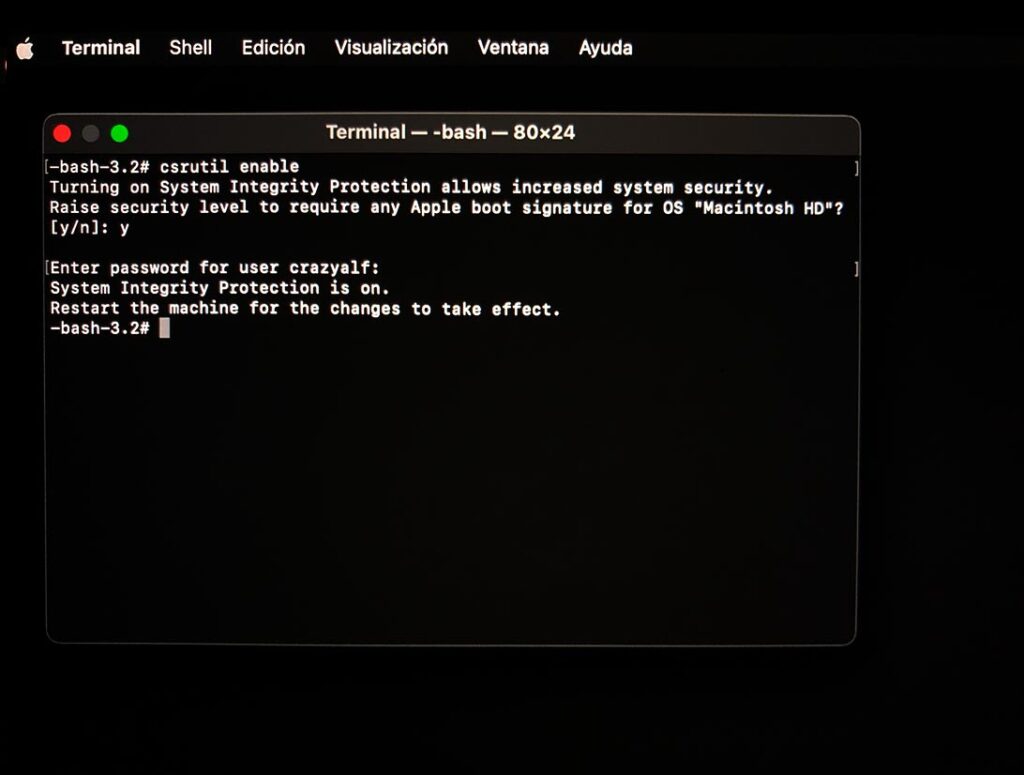 Qué es SIP en macOS y cómo activarla | mecambioaMac
